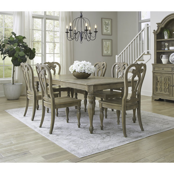 Laurel Foundry Modern Farmhouse Colchester Alt 7 Piece Rectangular Table Set & Reviews | Wayfair